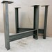 Metal Table Legs set of 2 C Channel C4x5.4 - Etsy