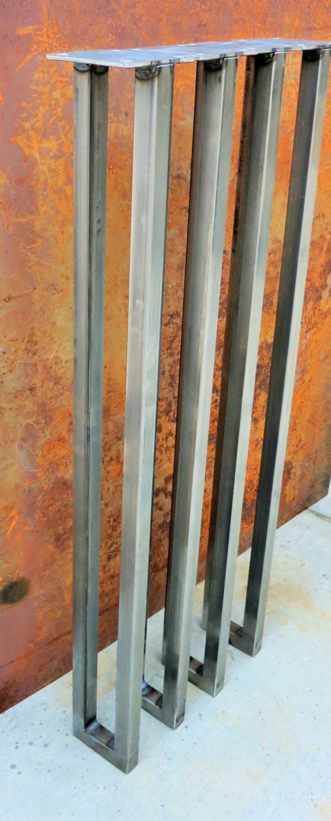 Tube Metal Table Legs U Shape set of 4 | Etsy