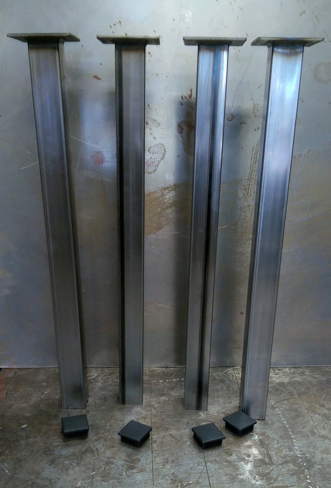 Metal Tube Table Legs set of 4 14 GA - Etsy
