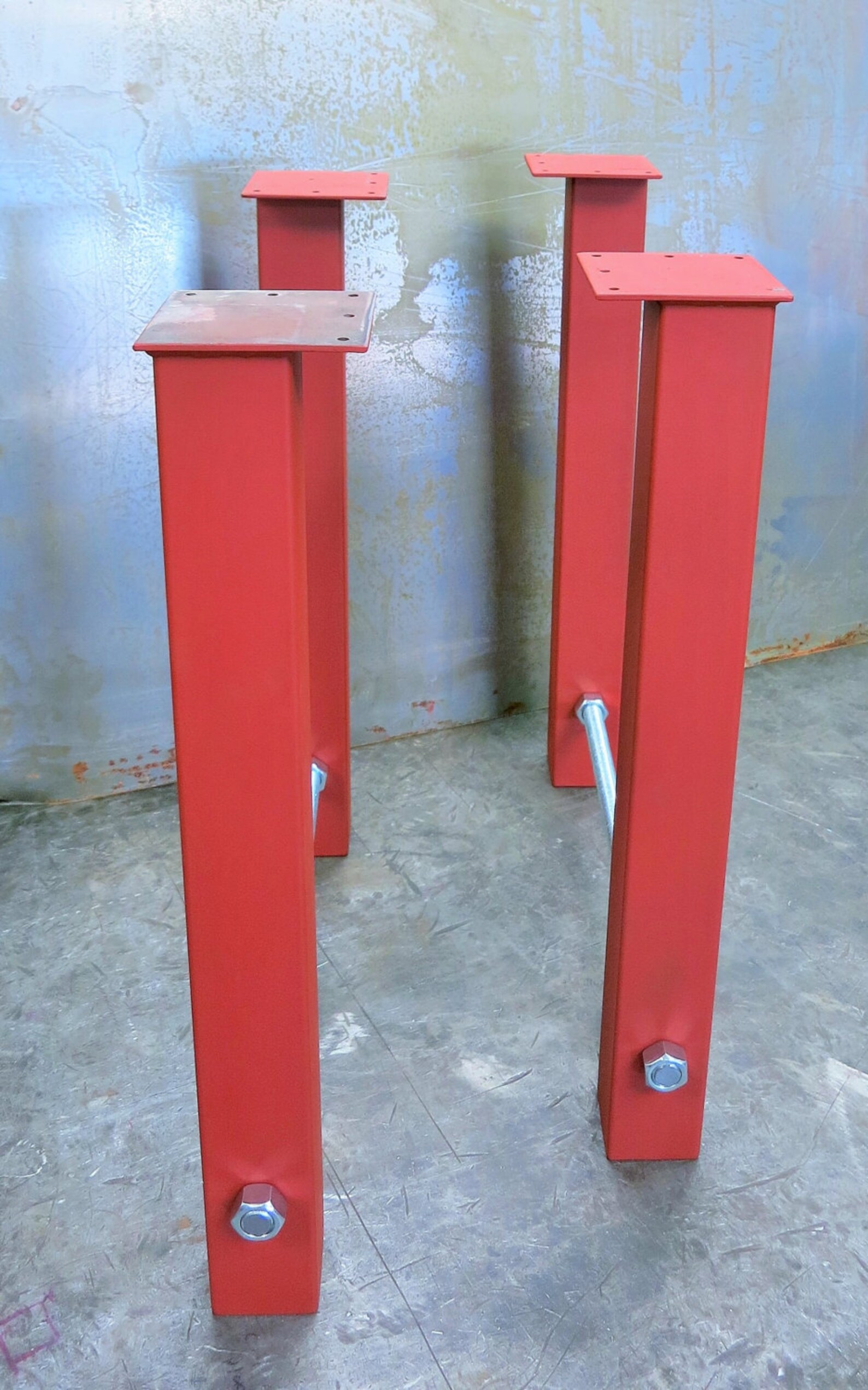 Steel Table Legs Threaded Rod - Etsy