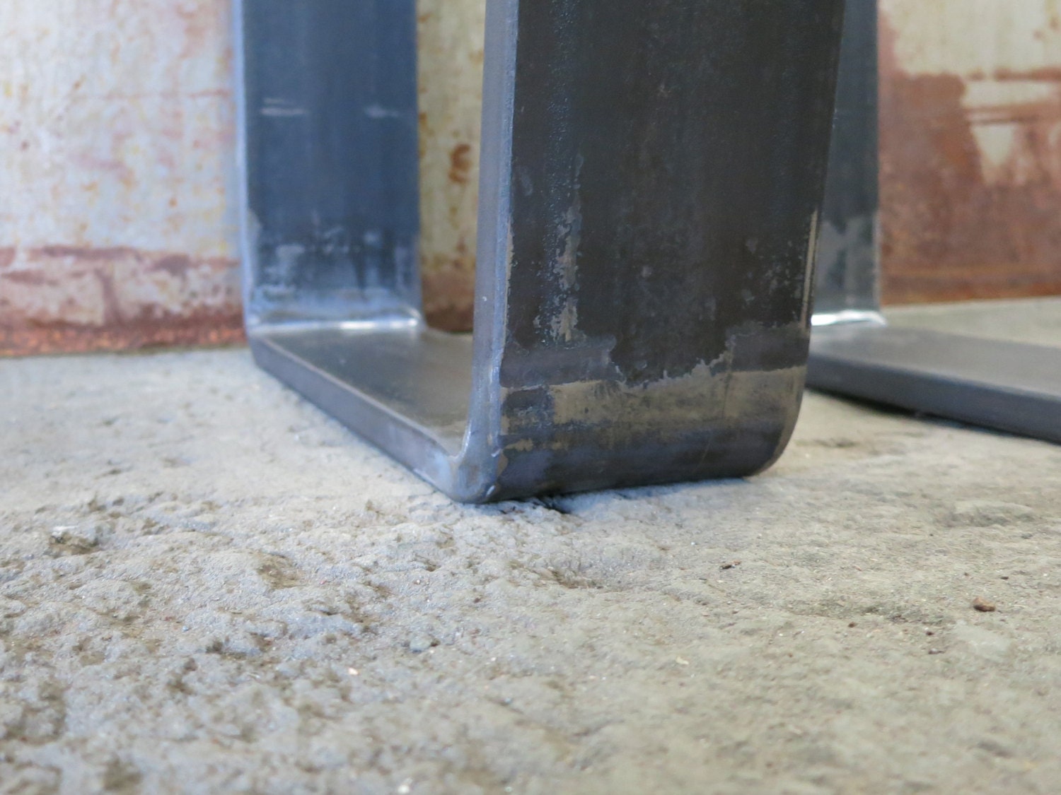 Metal Table Legs Taper Thick Flat Bar - Etsy UK