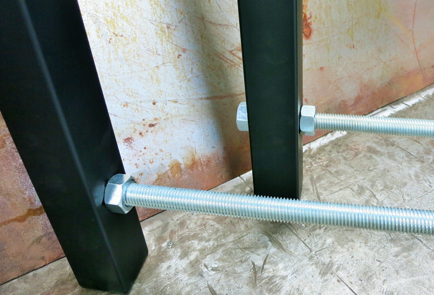 Metal Table Legs Threaded Rod 2x2 - Etsy
