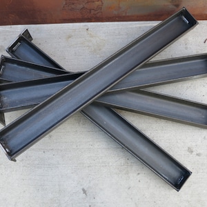 Industrial Metal Table Legs (set of 4) Single Channel Legs - Etsy