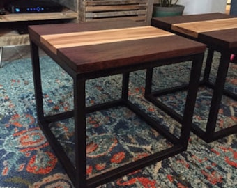 16 Cube Coffee Table / Cozy Table With Metal Legs / End Table / MADE-TO ...