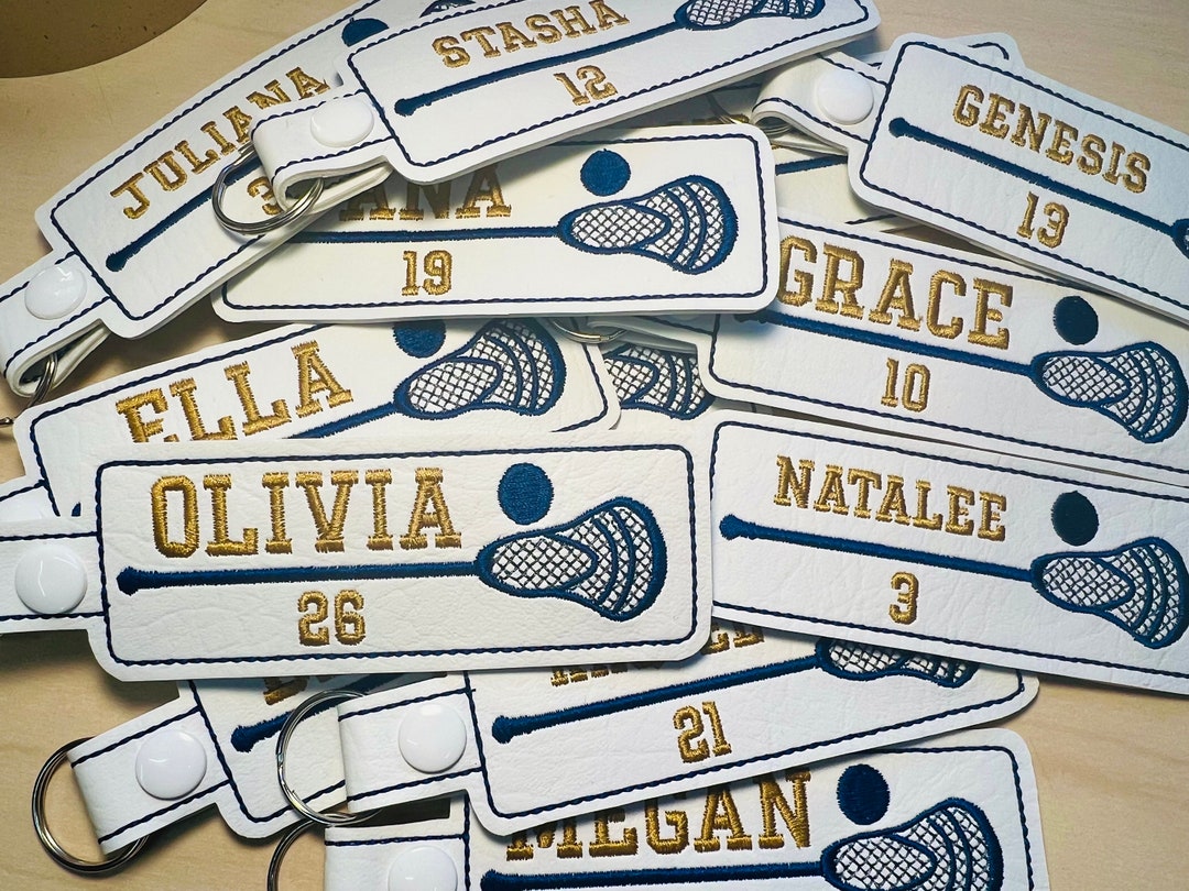 Lax Bag Tag Name/number, Lacrosse Bag Tag, Lacrosse Bag Tag ...