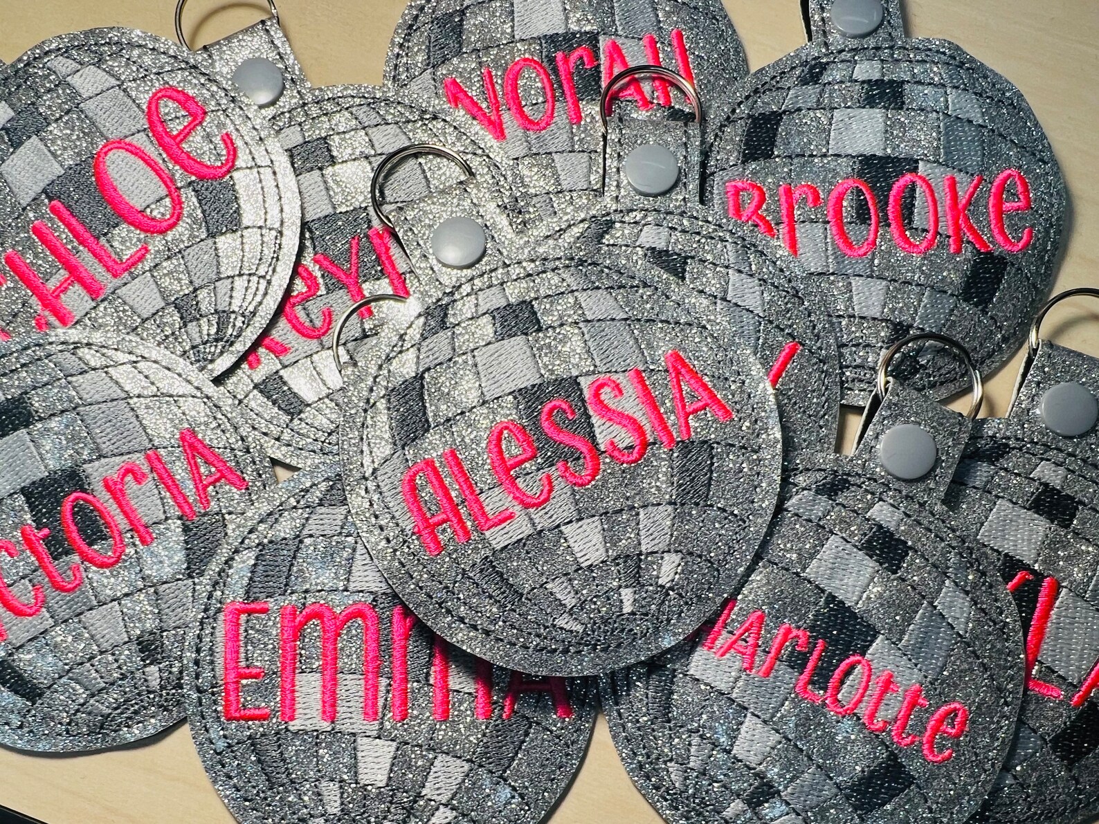 Disco Ball Bag Tag, Disco Ball Keychain, Disco Ball Party Favor - Etsy