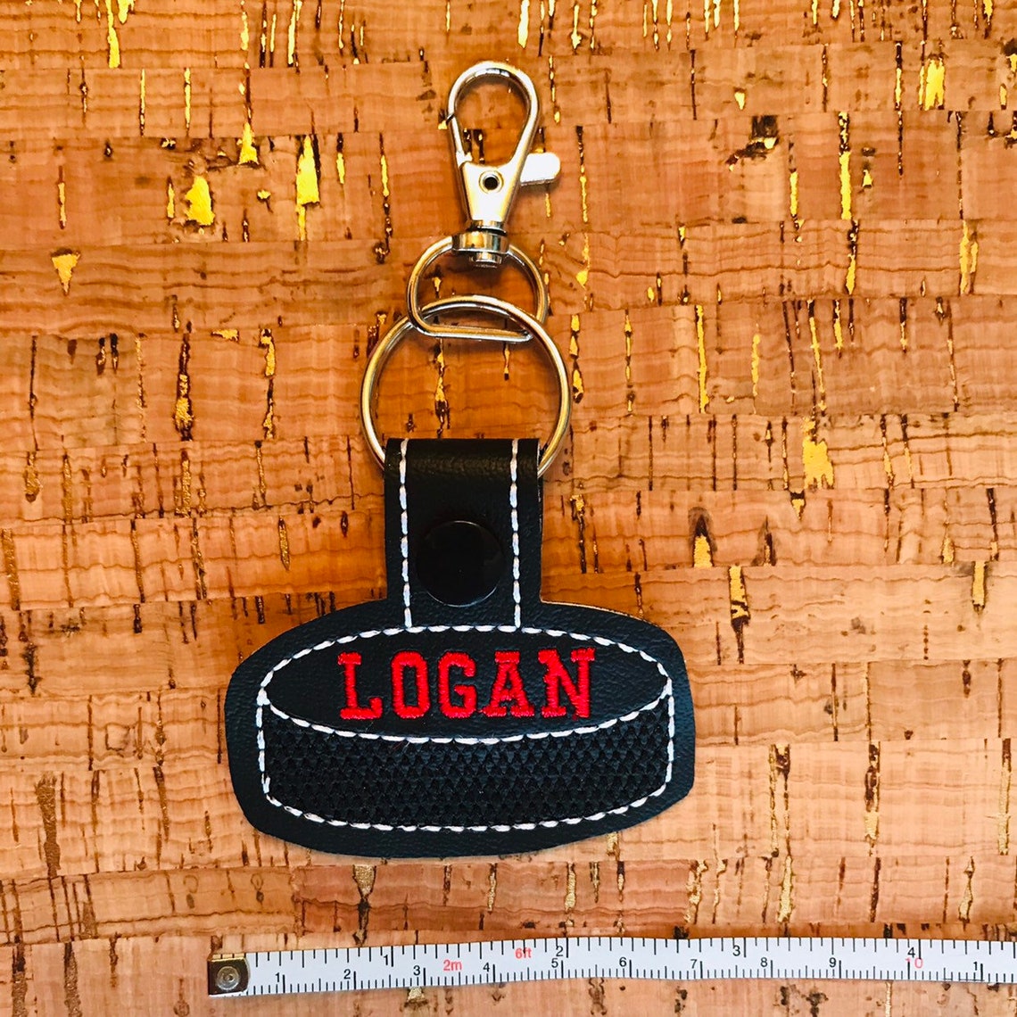 Hockey Bag Tag Matte COACH NAME Hockey Keychain | Etsy