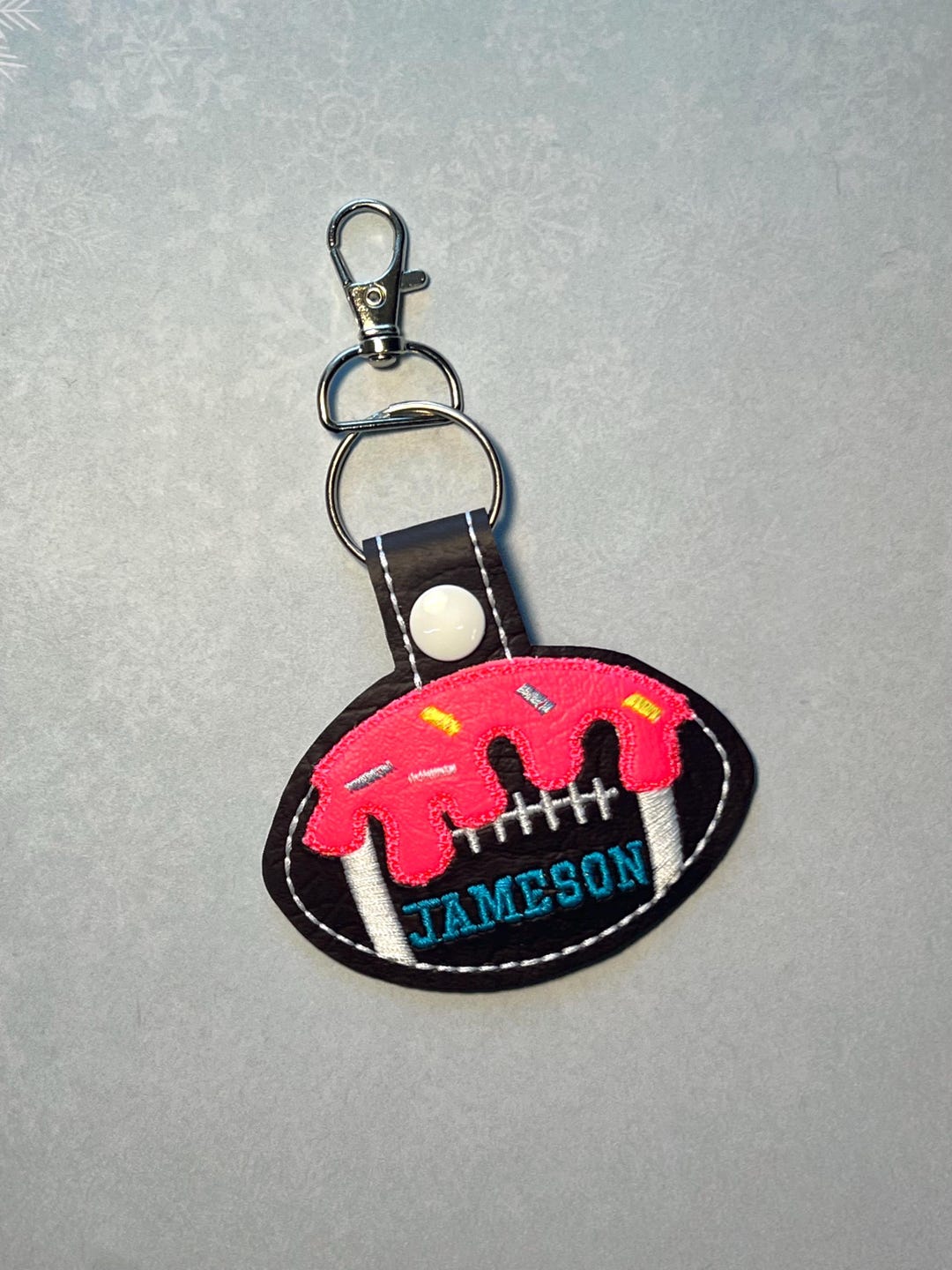 Football Ice Cream Drip Bag Tag, Football Bag Tag, Basketball Drip ...