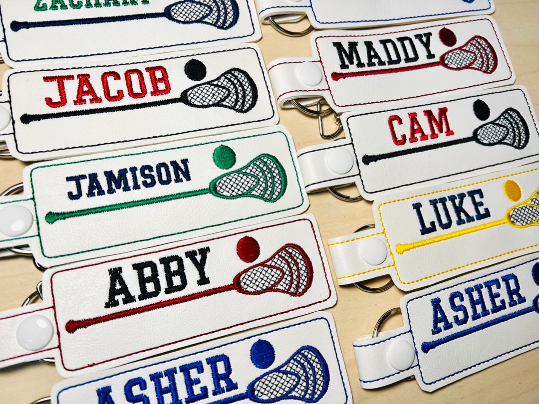 Lax Bag Tag Name Only, Lacrosse Bag Tag, Lacrosse Bag Tag, Personalized ...