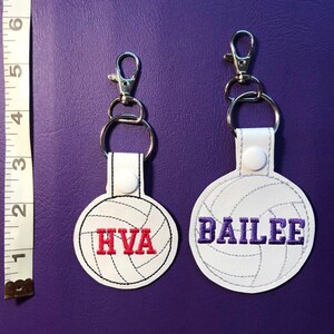 Water Polo Embroidered Personalized Bag Tags, Water Polo Keychains - Etsy