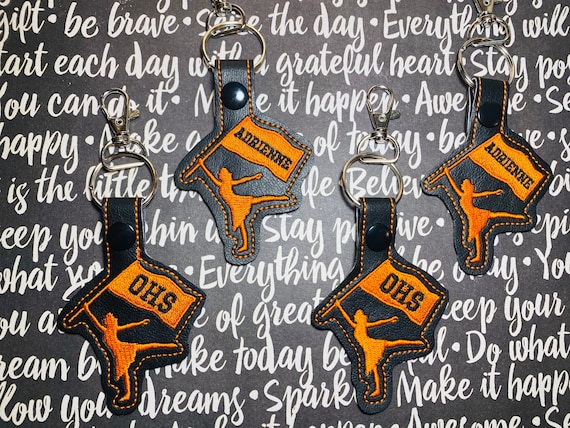 Color Guard Keychain Color Guard Embroidered Bag Tag Color | Etsy