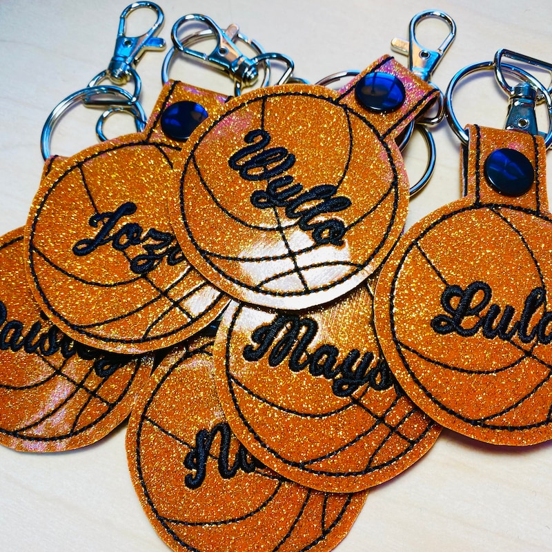 Basketball Keychain - Etsy