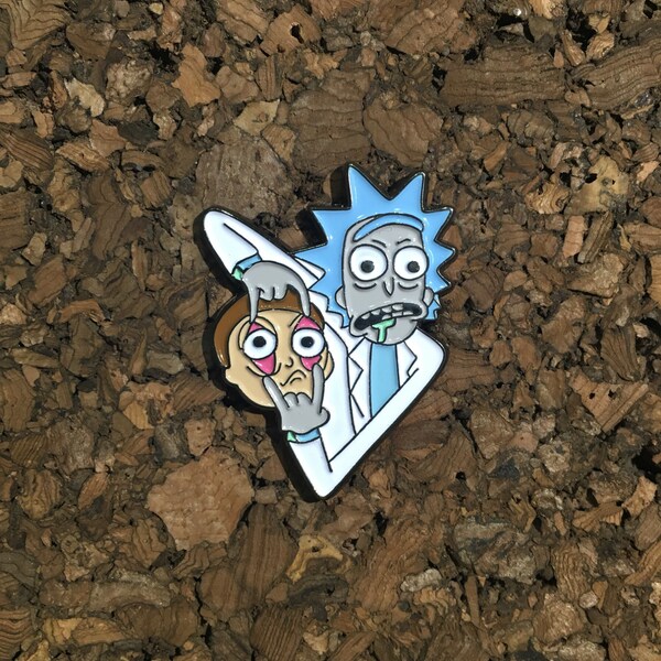 Rick and Morty Pin - Etsy