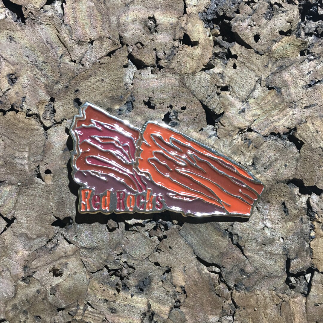 Red Rocks Pin - Etsy