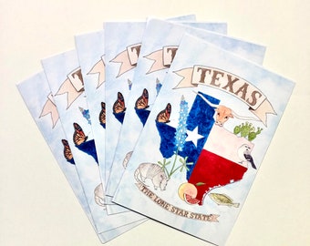 Texas Postcards - Etsy