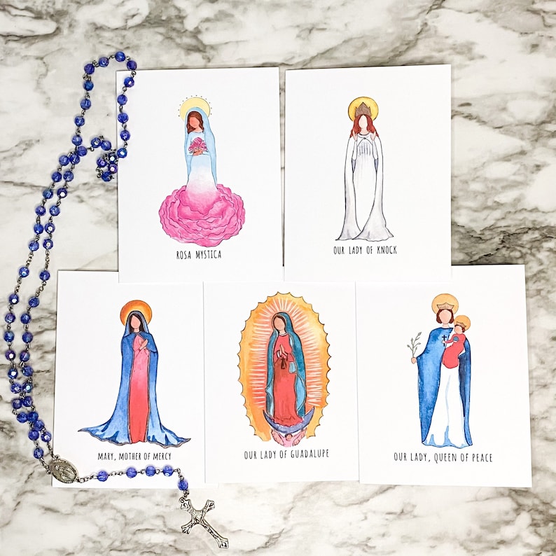 Catholic Note Cards Religious Notecards Spiritual Note Cards - Etsy