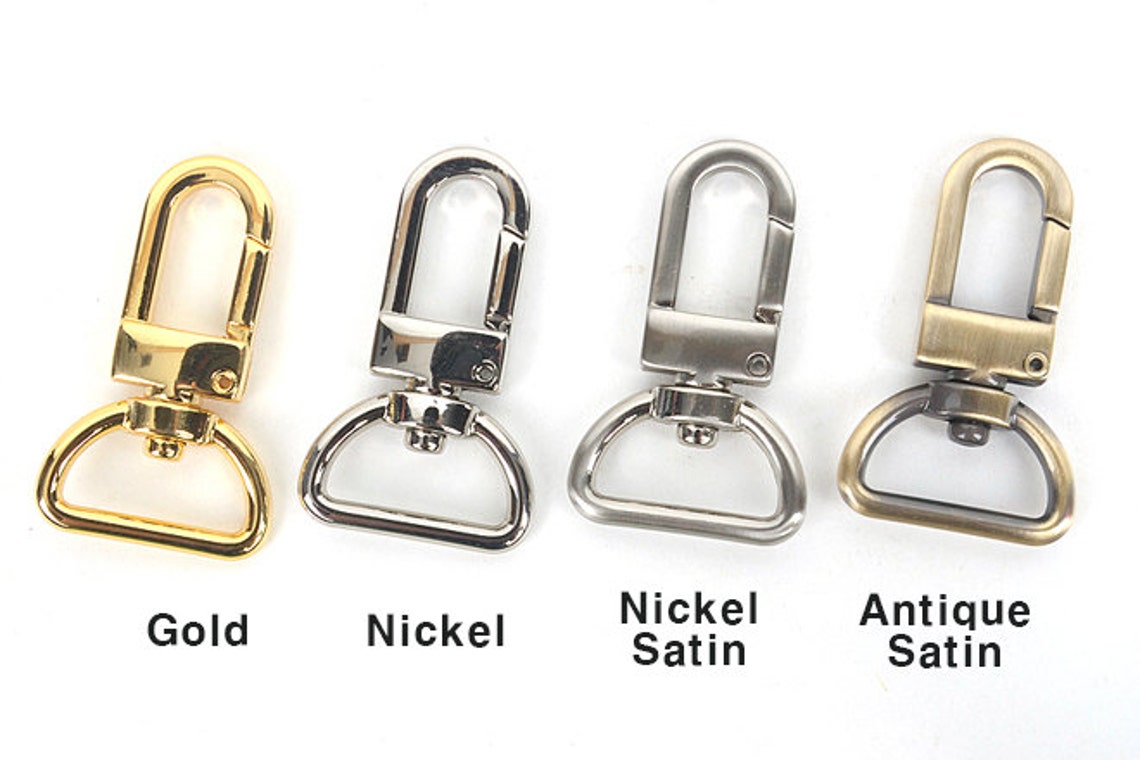 Basic Swivel Clips-20mm(0.79") Plated Metal, Leather Craft Tools, for ...