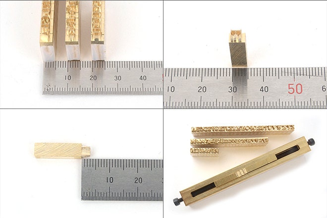 Small Size-individual Hot Stamp initials Font:m-an - Etsy