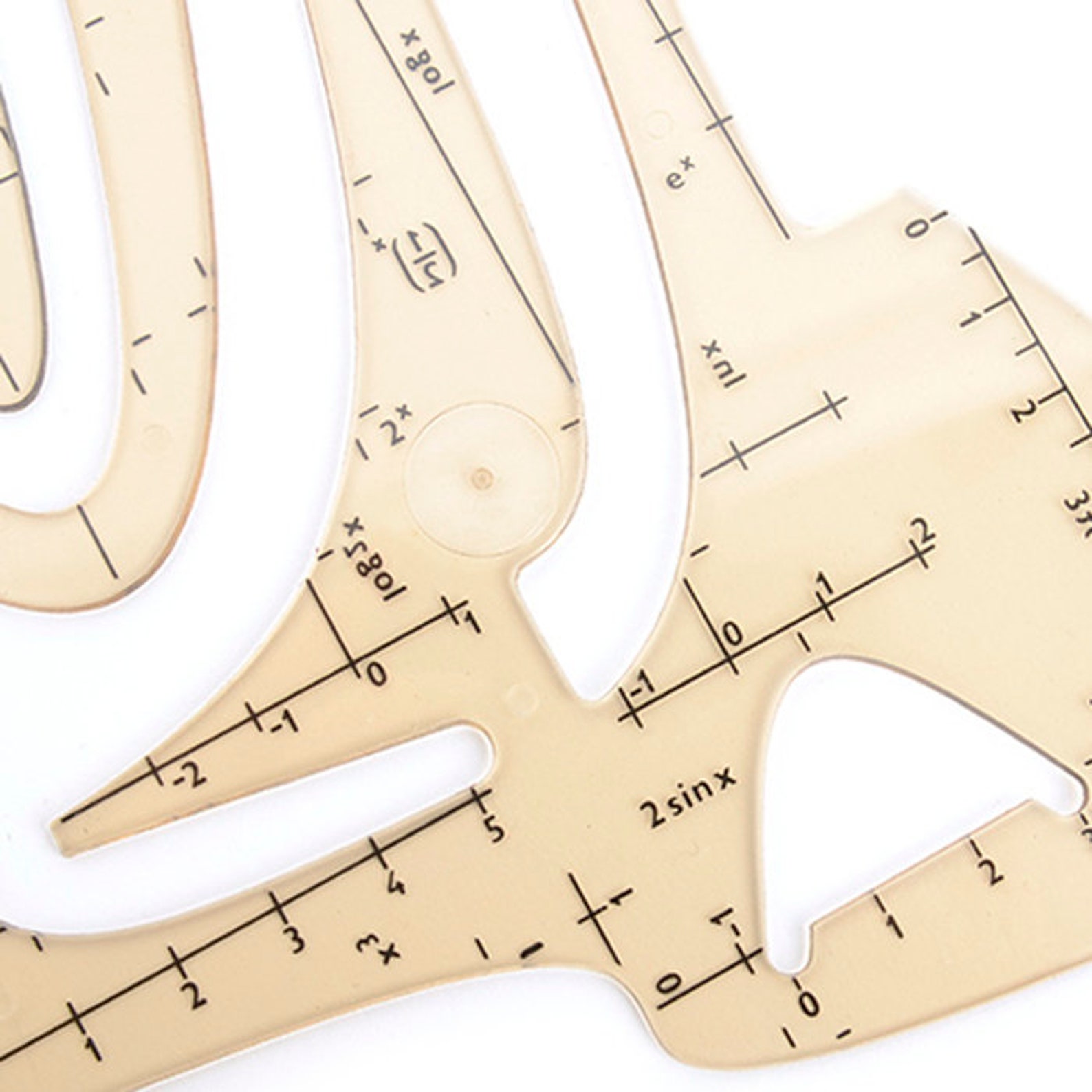 Function Templet. 1 in 1ruler Round Ruler Tool Use Drawing | Etsy