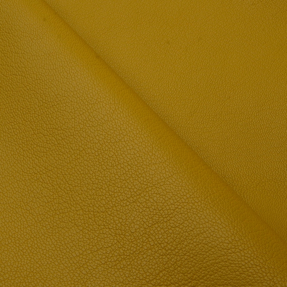 GOATSKIN Leather mustard 45 sq ft Finished Goatskin | Etsy