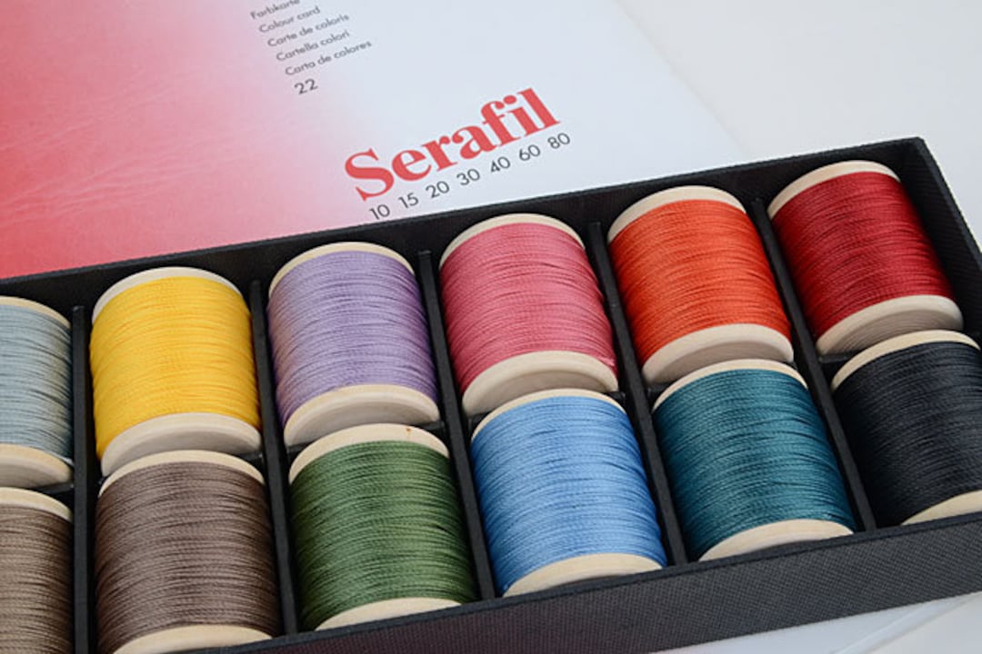Serafil - Soft Color No.10 or 20 Threads, (12 Color Available),produced ...