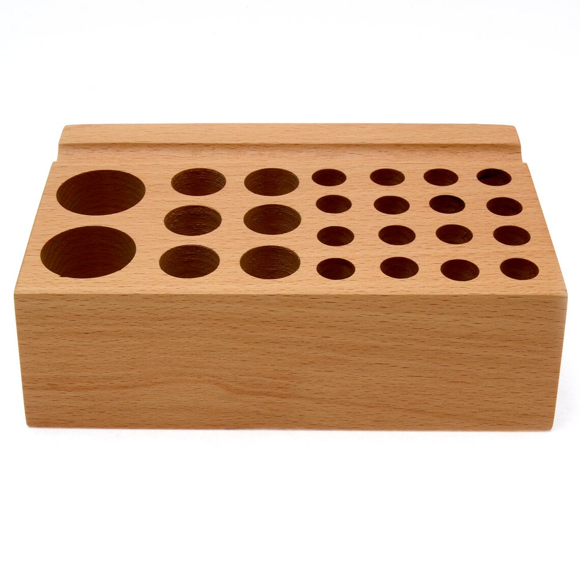 Basic Tool Rack 24 Hole Wooden Design Tool Organizer for Your - Etsy