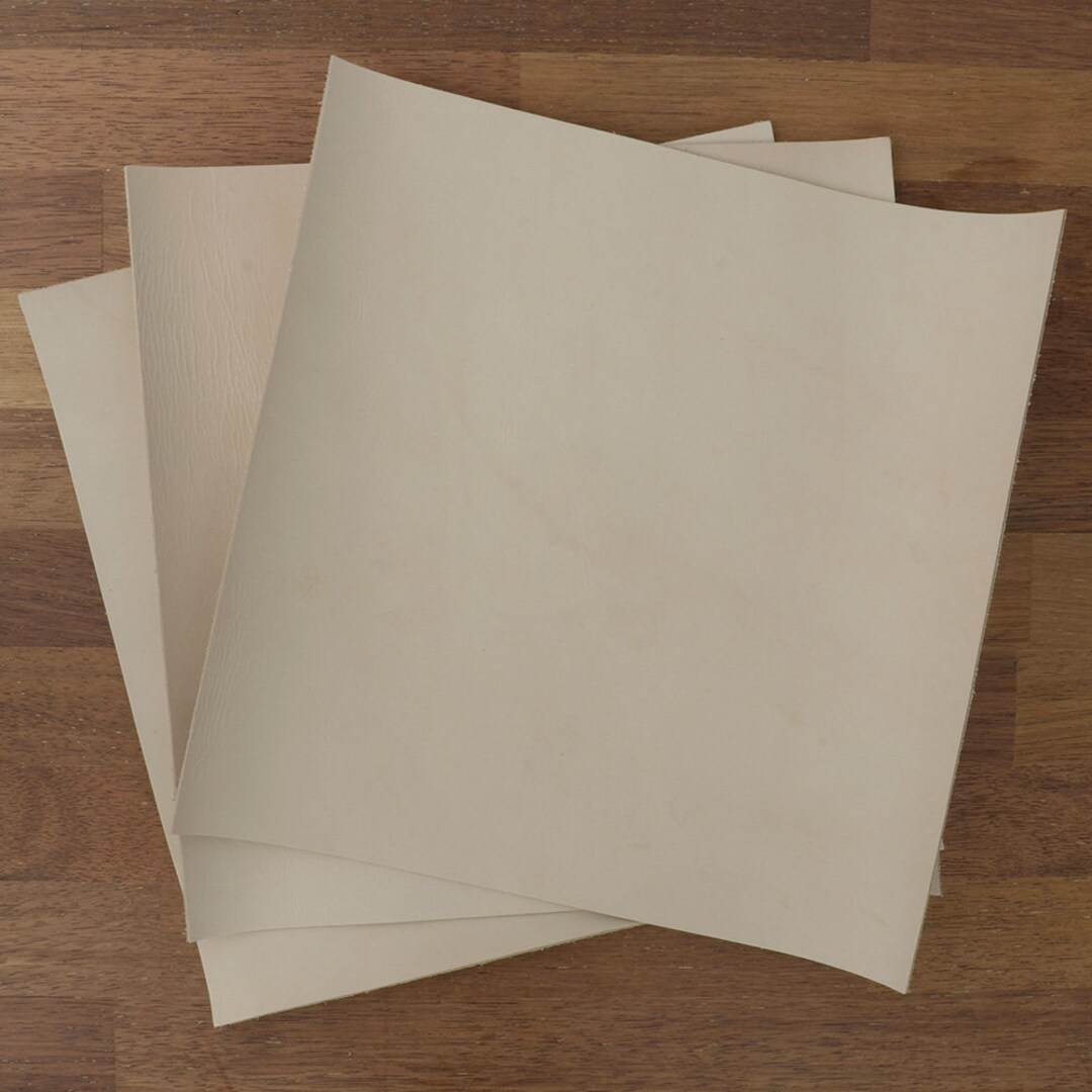 Vegetable Leather Natural Color (white, Beige), 4in X 10in or 12in X ...