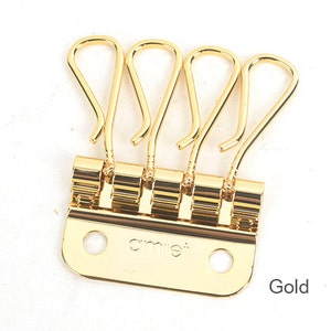 AMIET Swiss Key Holder: 4-hole Zinc Alloy, DIY Leather Craft - Etsy