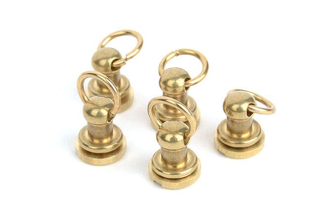 O-ring Button Studs, 5ea -1set Anti Rust, Making Asscessories Leather ...