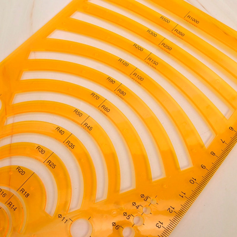 Circle & Round Template: Leather Craft Drawing Tool - Etsy