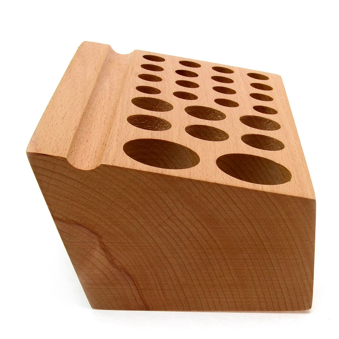 Basic Tool Rack 24 Hole Wooden Design Tool Organizer for Your - Etsy