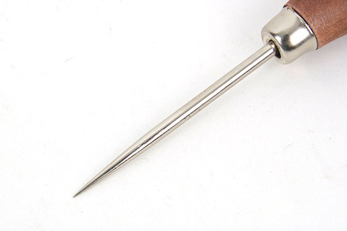Leather Wood Handle Awl Needle Felting Tool Wood Awl for - Etsy