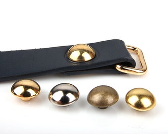 100pcs Half Round Dome Studs Claw Rivets for Handmade Leather - Etsy