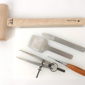 Basic Leather Craft Tools Set for Leather Craft (free Shipping!!) ,making Bag, Leather Craft ...