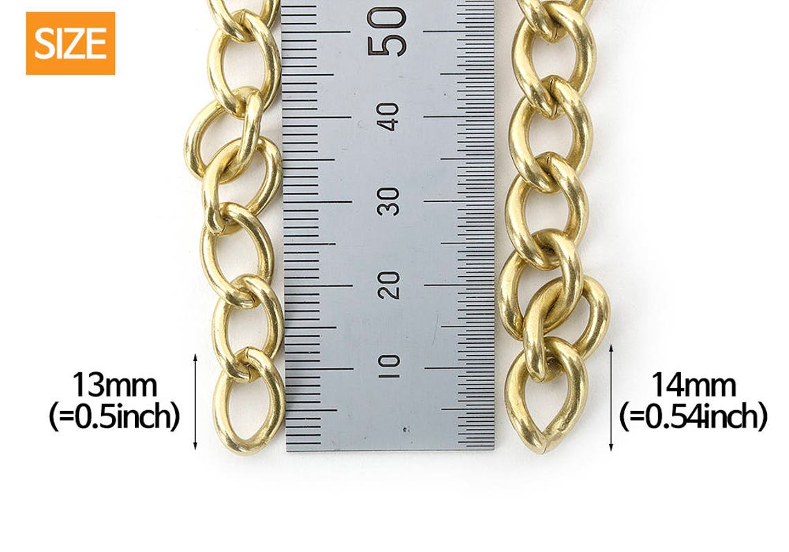 High Quality Leather Chain Solid Brass Veronly Chain - Etsy