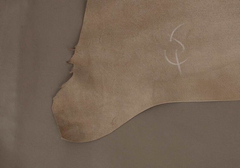 GOATSKIN Leather milky Cocoa 45 Sq Ft Finished Goatskin - Etsy