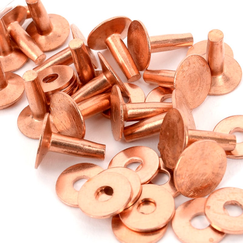 Copper Rivets - Etsy