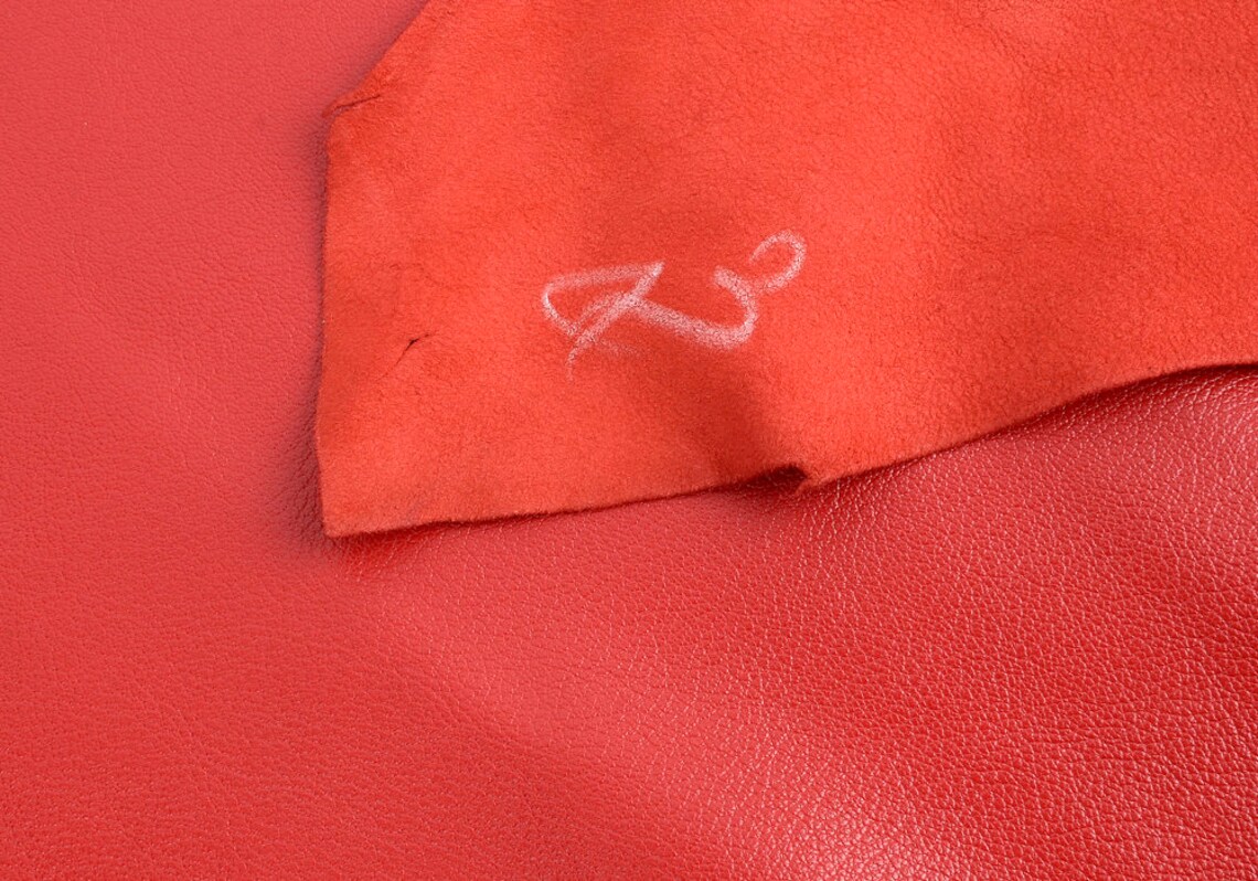 Red Goatskin Leather, 4-5 Sq Ft, Soft & Pliable [RED] MLT- P0000COT - Etsy