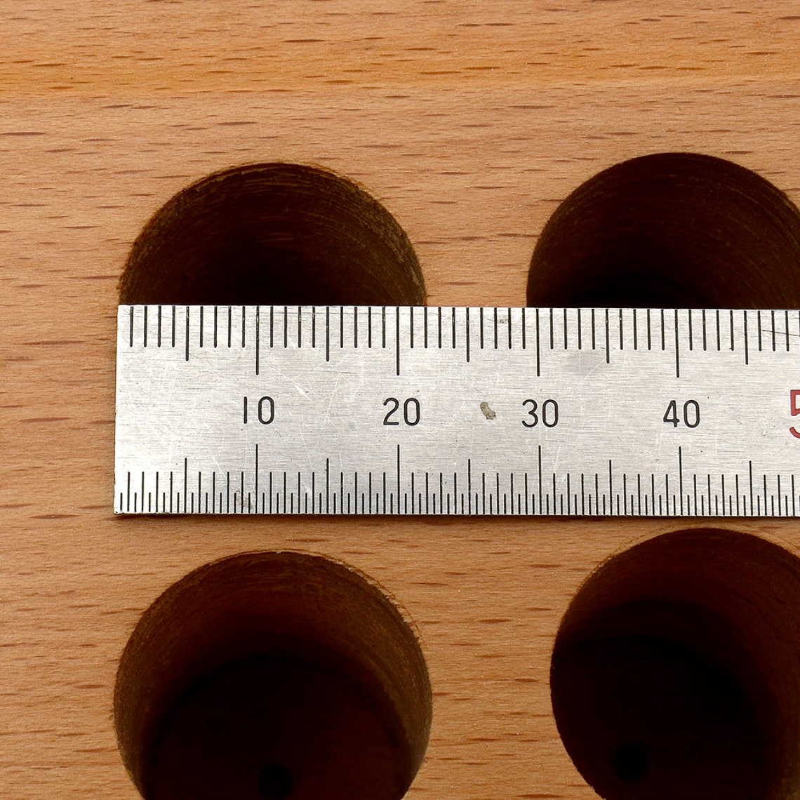 Basic Tool Rack 24 Hole Wooden Design Tool Organizer for Your | Etsy