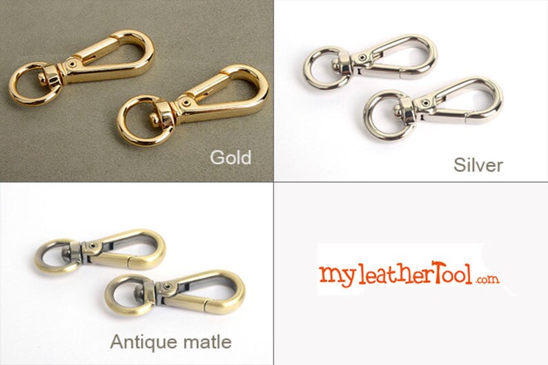 Round Ring Swivel Clips basic Spring Snapschain Link and - Etsy