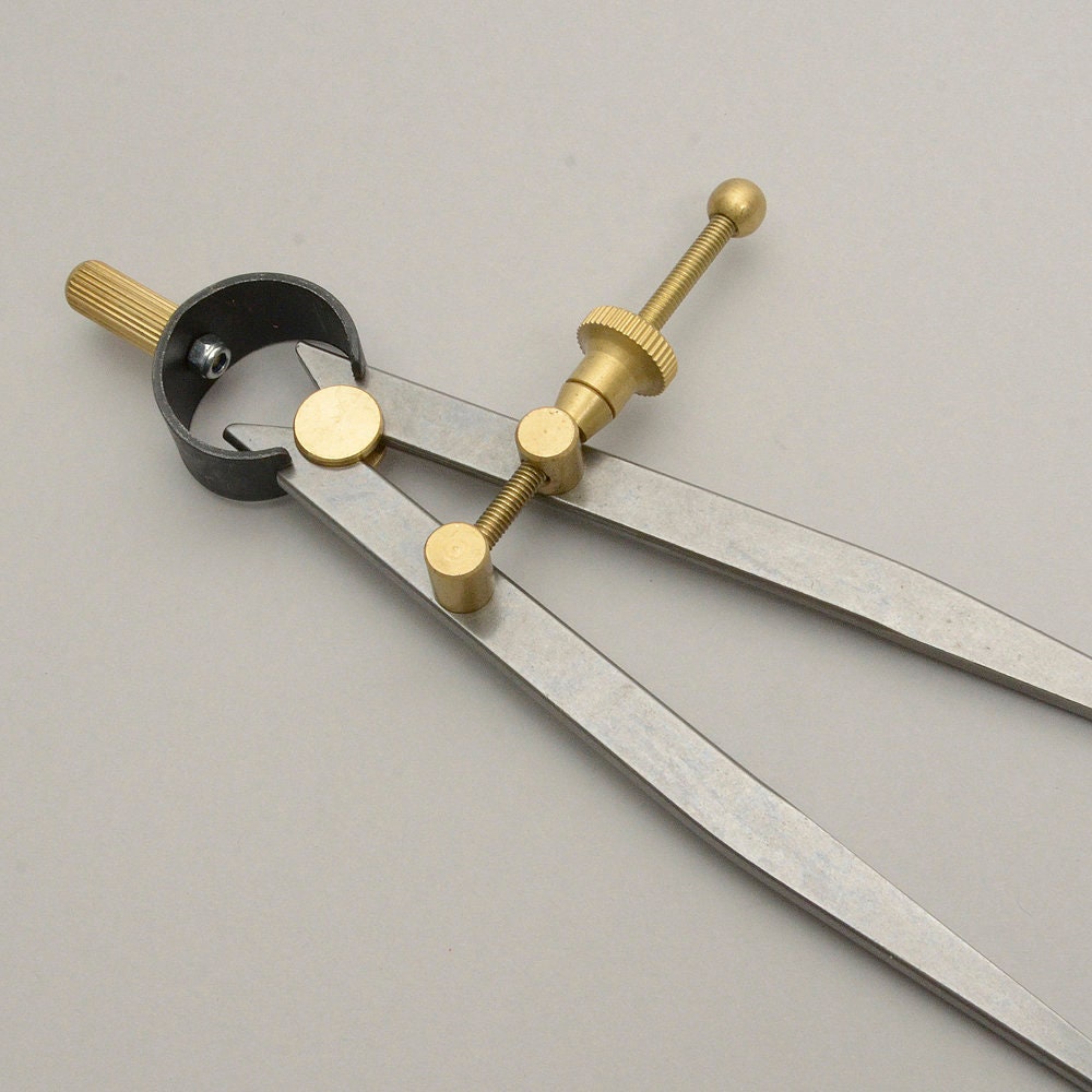 Brass Wheel Dividers, Compass for Leather Divide. Leather Craft Tool ...