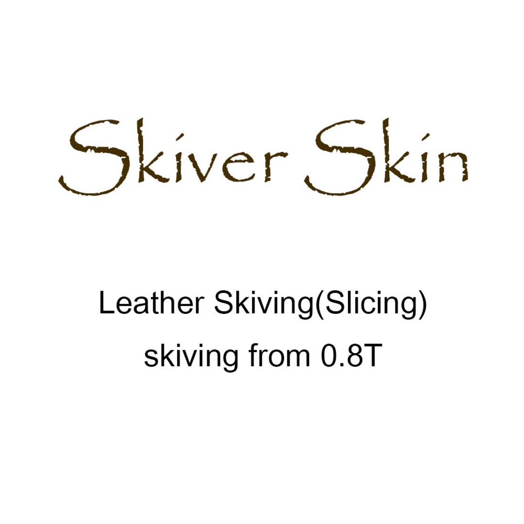 Leather Skiving With CAMOGA, Leather Split, Skiver Skin, Thin Thickness ...