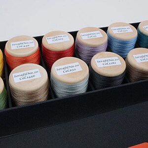Serafil - Soft Color No.10 or 20 Threads, (12 Color Available),produced ...