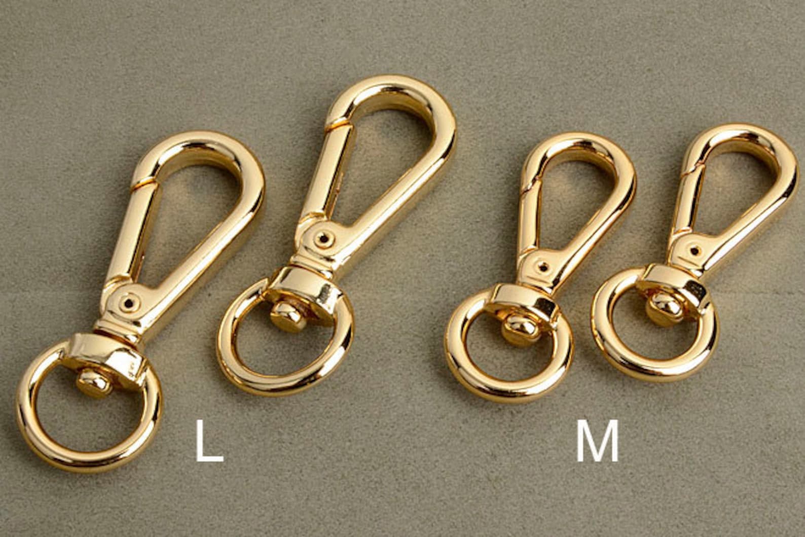 Round Ring Swivel Clips basic Spring Snapschain Link and - Etsy