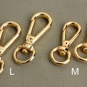 Round Ring Swivel Clips (basic Spring Snaps),chain Link and Leather ...