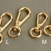 Round Ring Swivel Clips (basic Spring Snaps),chain Link and Leather ...
