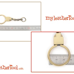 Chain-type Keyring Ver.2, Making Keyring,leather Craft Tools MLT ...