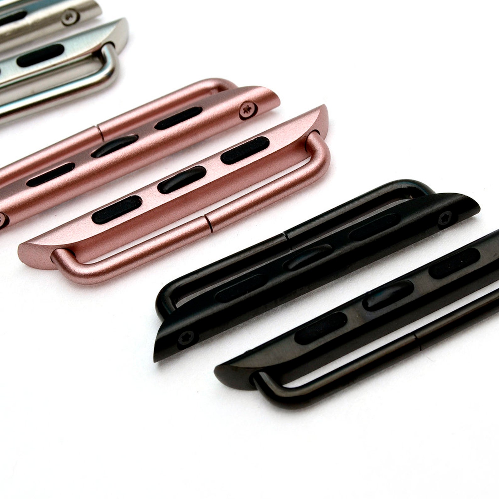 Plated Metal Watch Strap Connector for 38/40 42/44mm Straps - Etsy