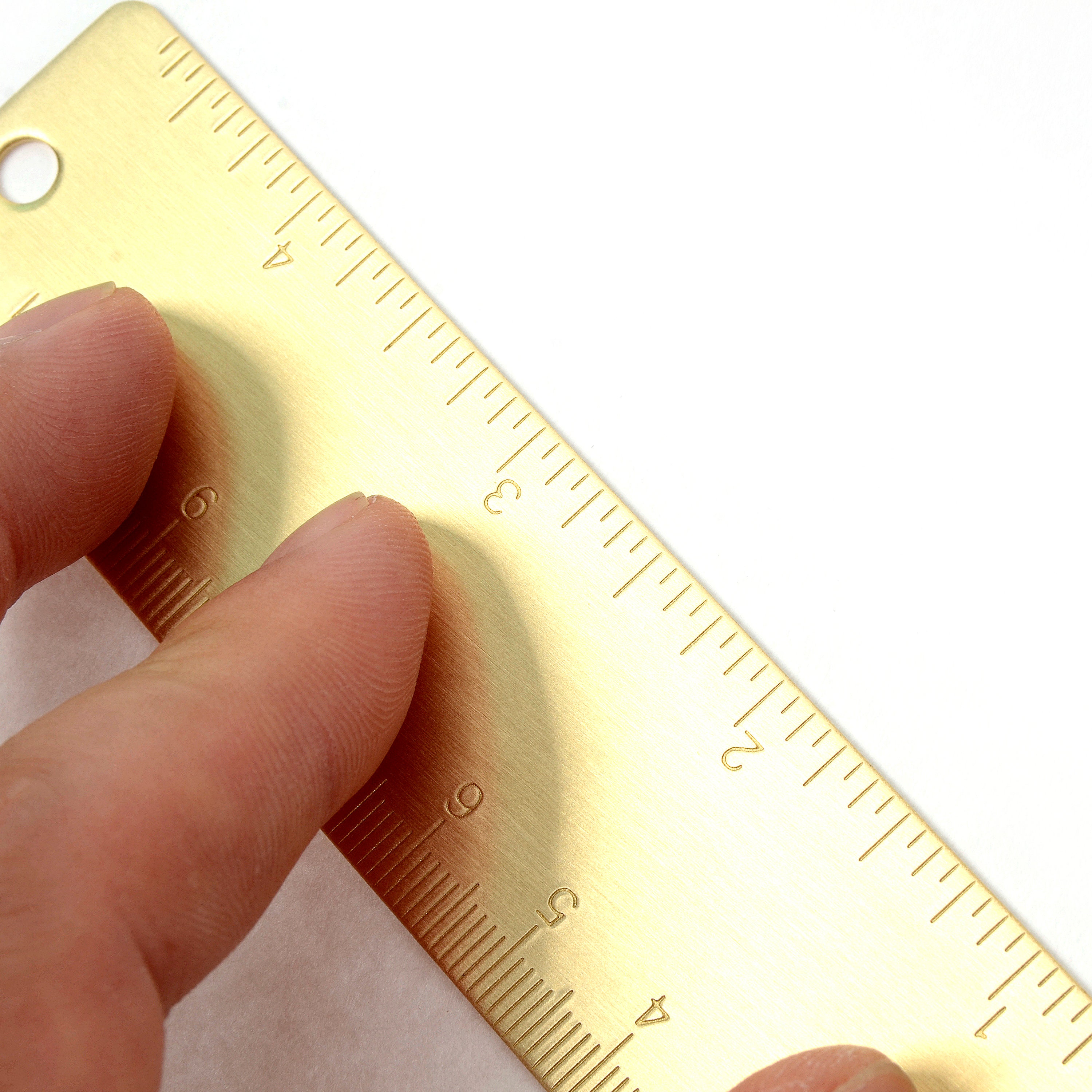 Brass Ruler Inch and CM Ruler 2 Kind of Size 12cm15cm - Etsy