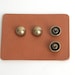 Round Rivet for Bag Bottom Ver.1 (4ea 1set With Cap), Brass / Antique ...